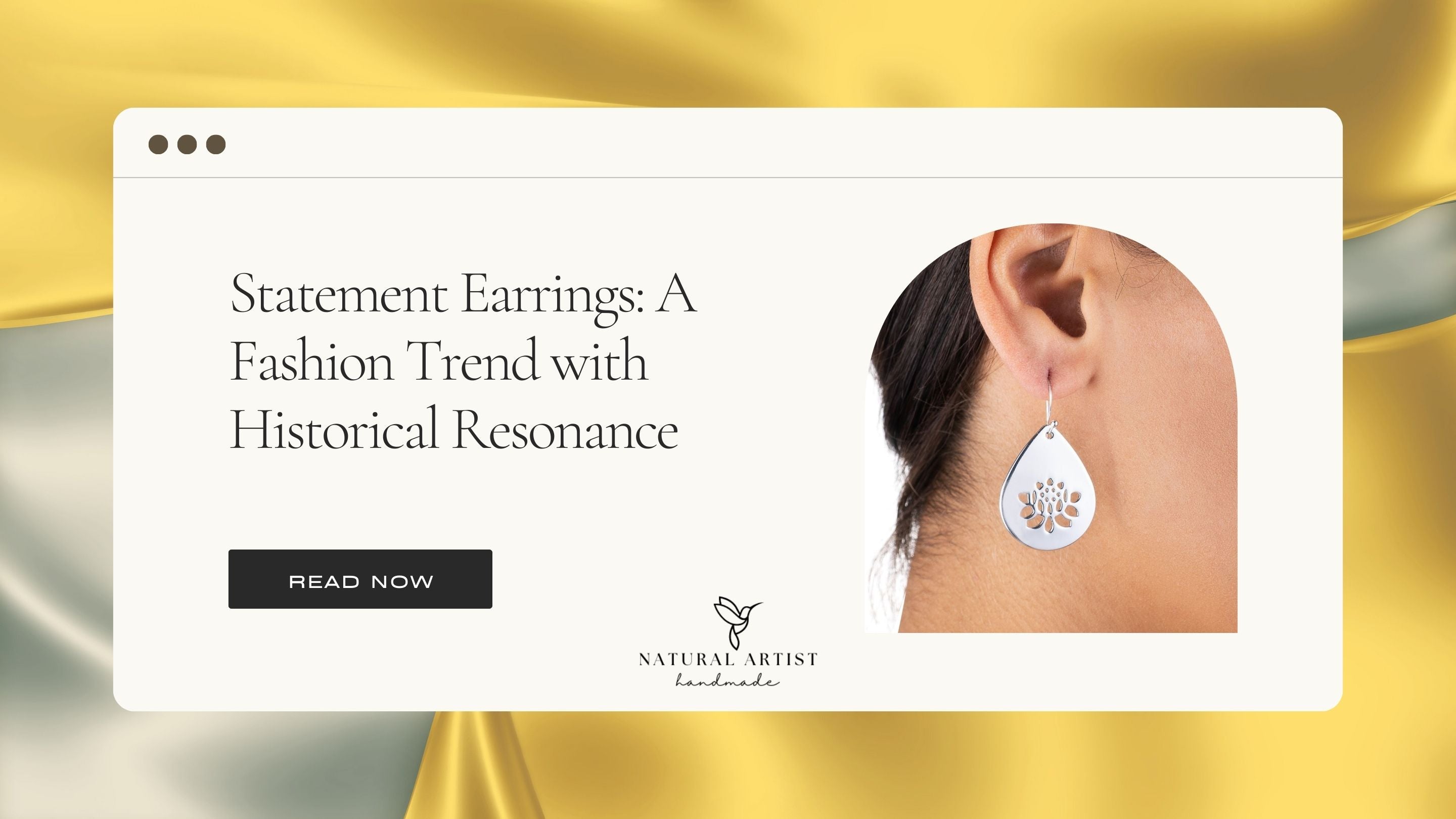 Statement Earrings: A Fashion Trend with Historical Resonance – Natural ...